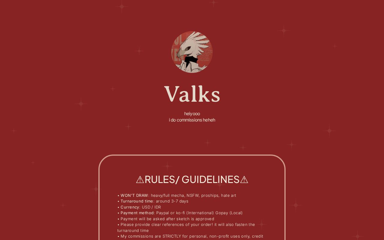 vulk's comm card